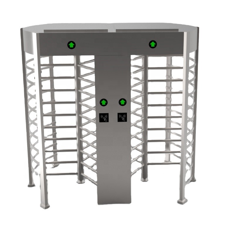 Full Height Pedestrian Management Access Control Security Turnstile